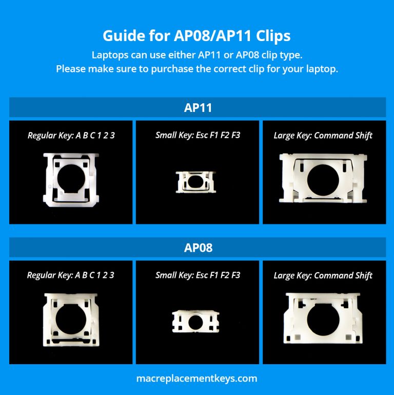 Mac Replacement Keys | Full Replacement Key Cap Set for Apple MacBook ...