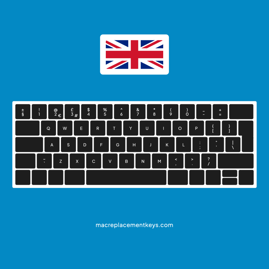 Mac Replacement Keys | Replacement Full Keycap Set for MacBook Pro ...