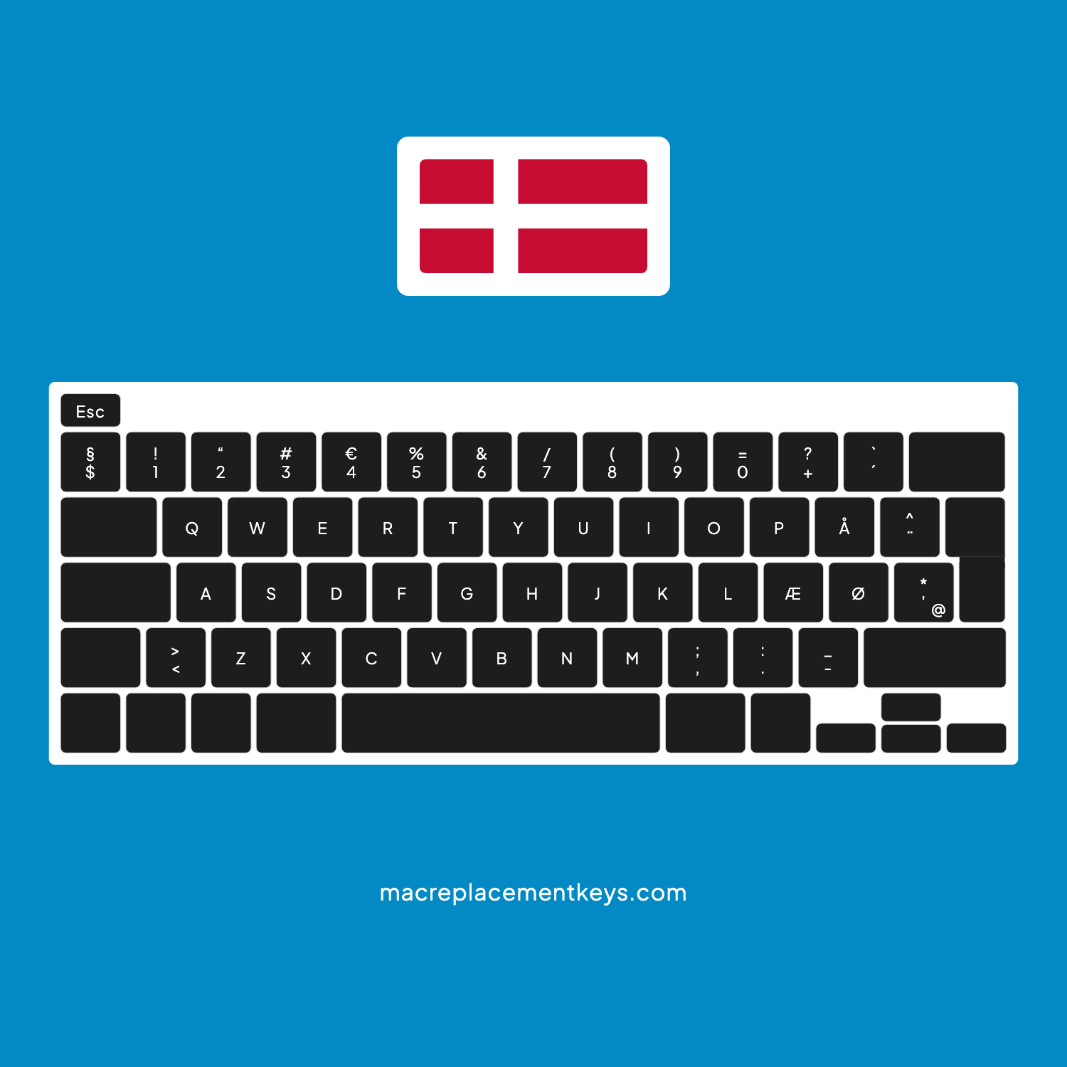 Mac Replacement Keys | Replacement Full Keycap Set for MacBook Pro ...