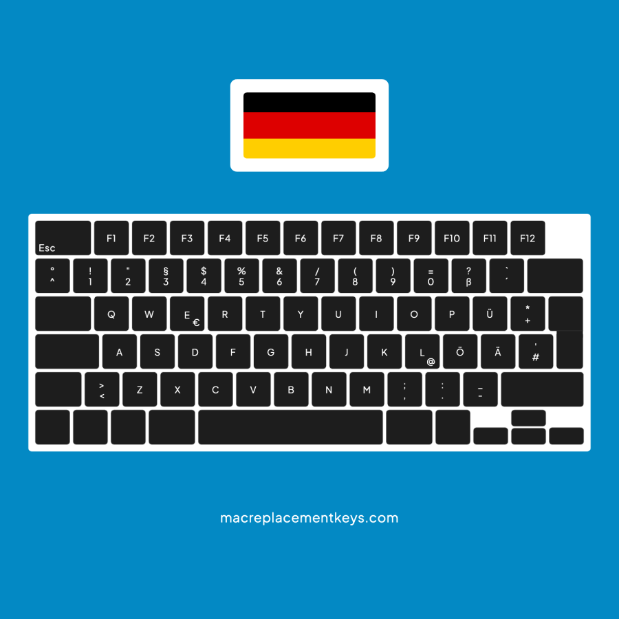 Mac Replacement Keys | Replacement Full Keycap Set for MacBook Pro ...